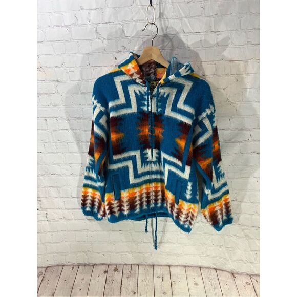 Tejidos Ruminahui | Sweaters | Vintagetejidosruminahuihoodedzipupjacket ...